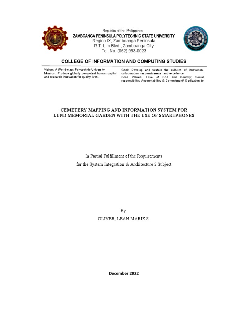 Cemetery Mapping and Information System (Oliver) | PDF | World Wide Web ...