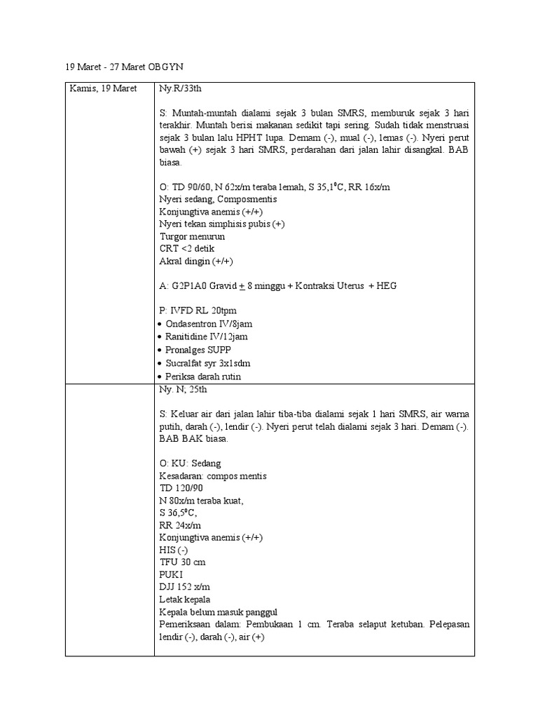 Obgyn | PDF
