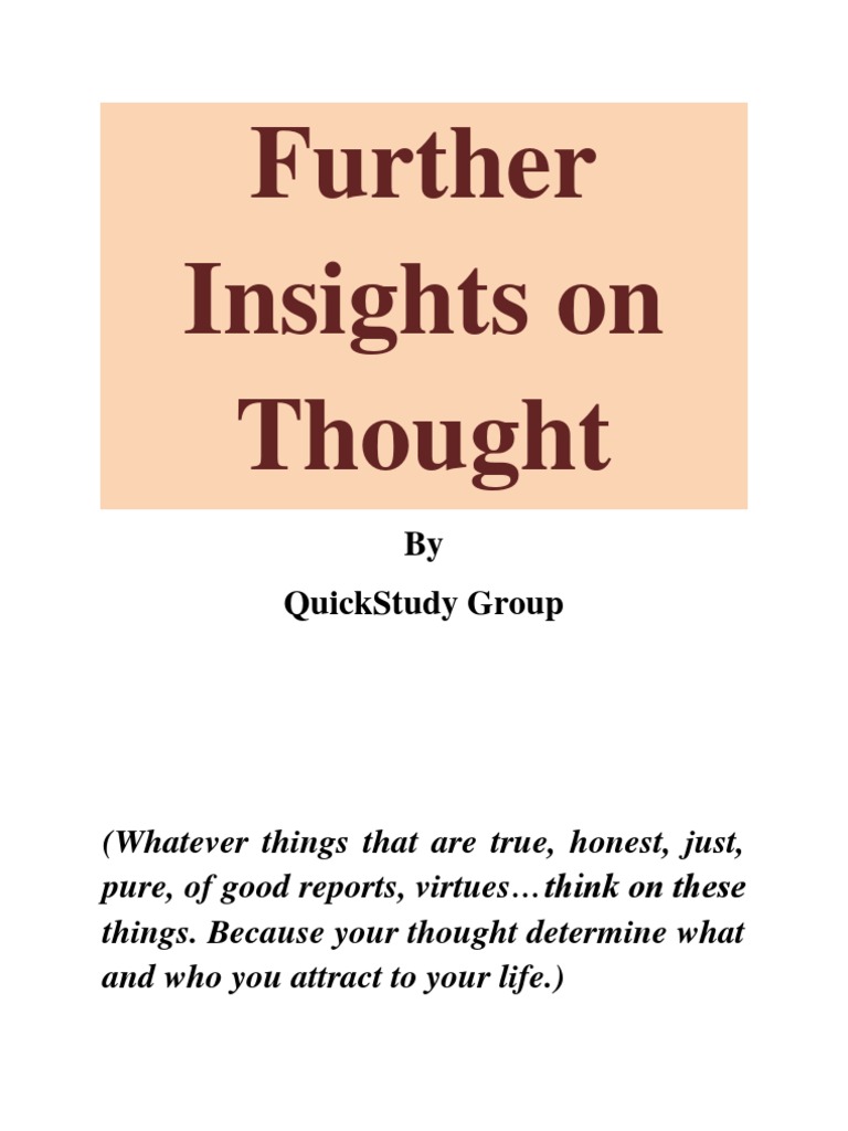 The Incredible Power of Your Thoughts | PDF | Thought | Meditation