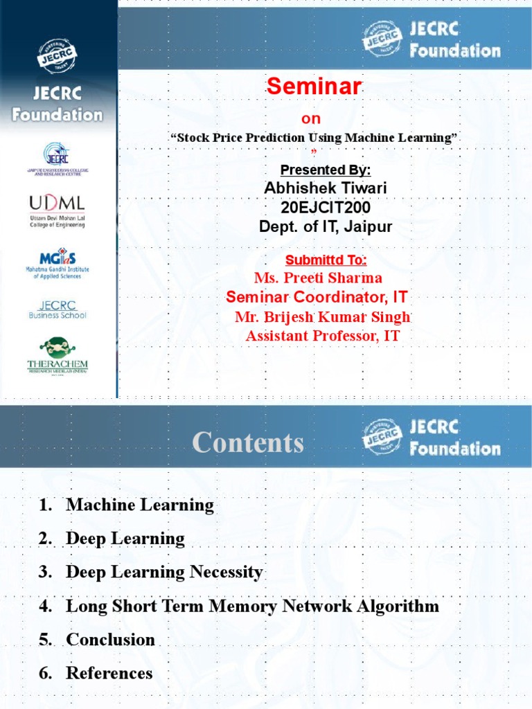 Abhishek Tiwari | PDF | Machine Learning | Deep Learning