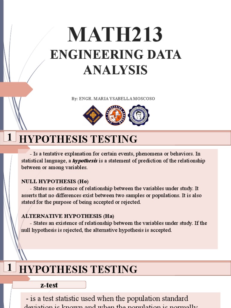 MATH213: Hypothesis Testing Examples and Assignments | PDF ...