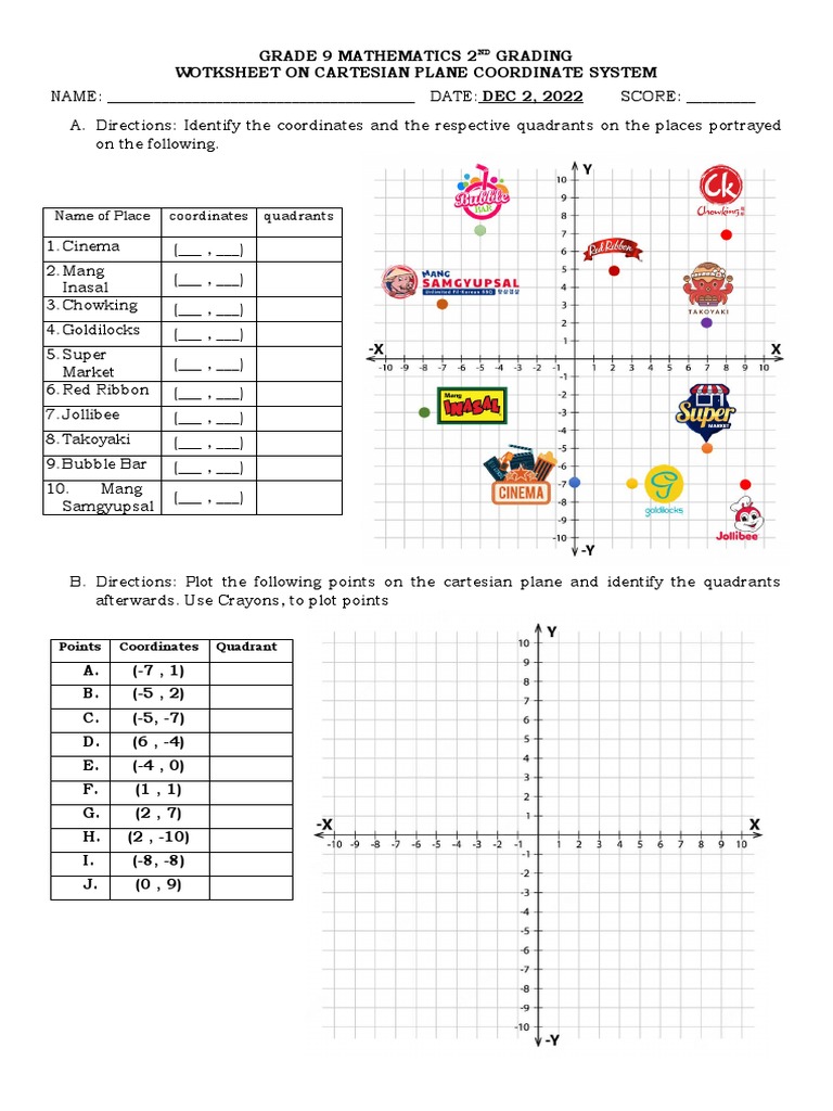 Grade 8 Mathematics q2 Worksheets | PDF | Equations | Elementary ...