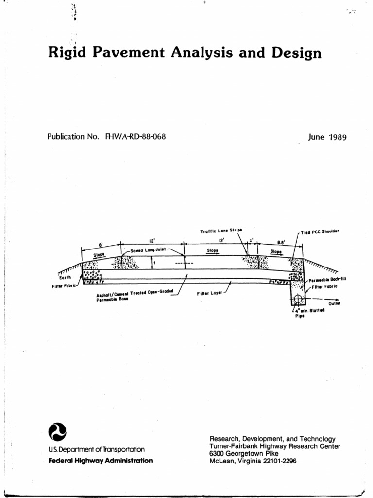 Rigid Pavement Design | PDF