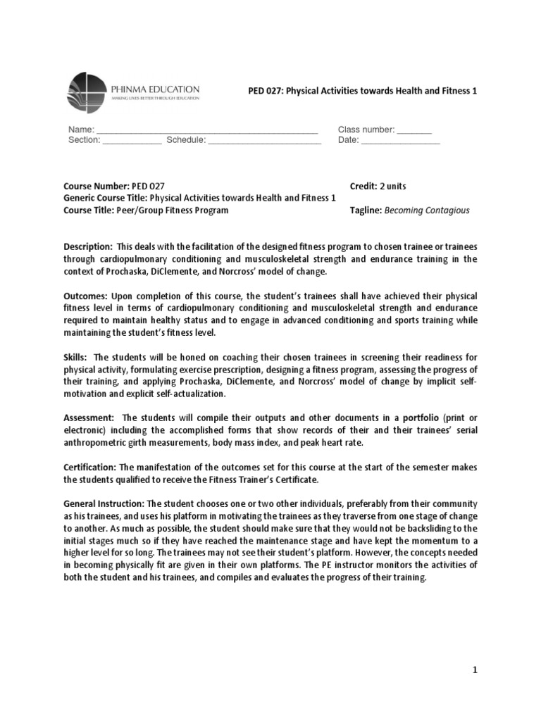 PED 027 Student - S Modules 1-6 | Download Free PDF | Prediabetes ...