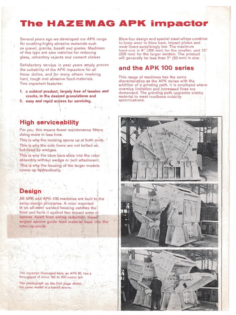 Hazemag Brochure | PDF