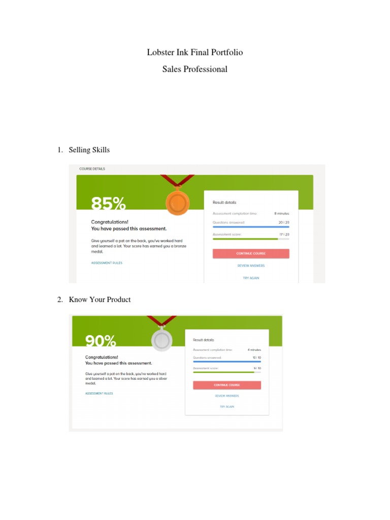 Lobster Ink Final Portfolio - Marketing - Barlongay | PDF | Business | Law