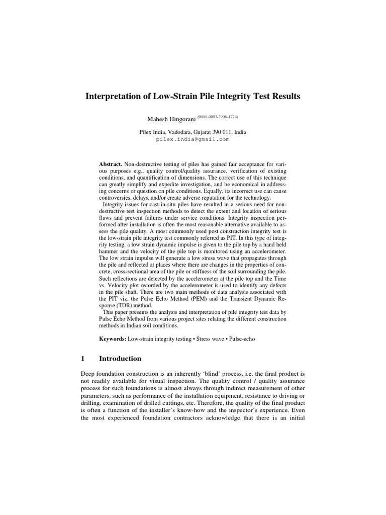 TH2 5 | PDF | Deep Foundation | Force