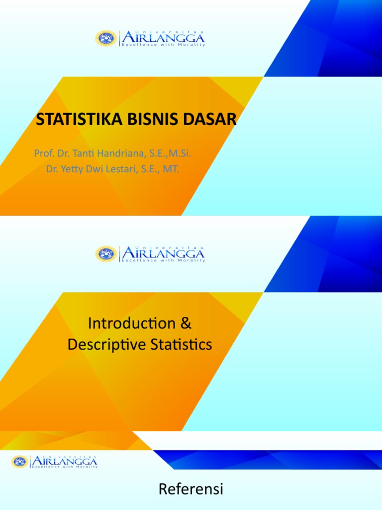 Introduction & Descriptive Statistics | PDF | Skewness | Mean