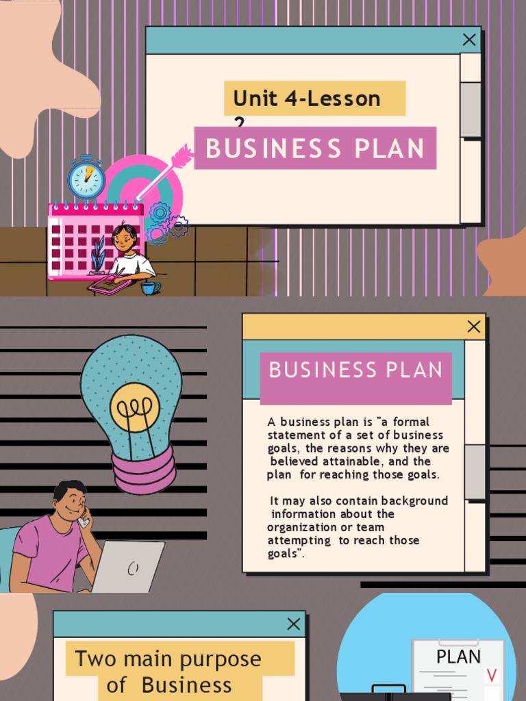 Unit 4 Lesson 2 Business Plan | PDF | Business | Economies