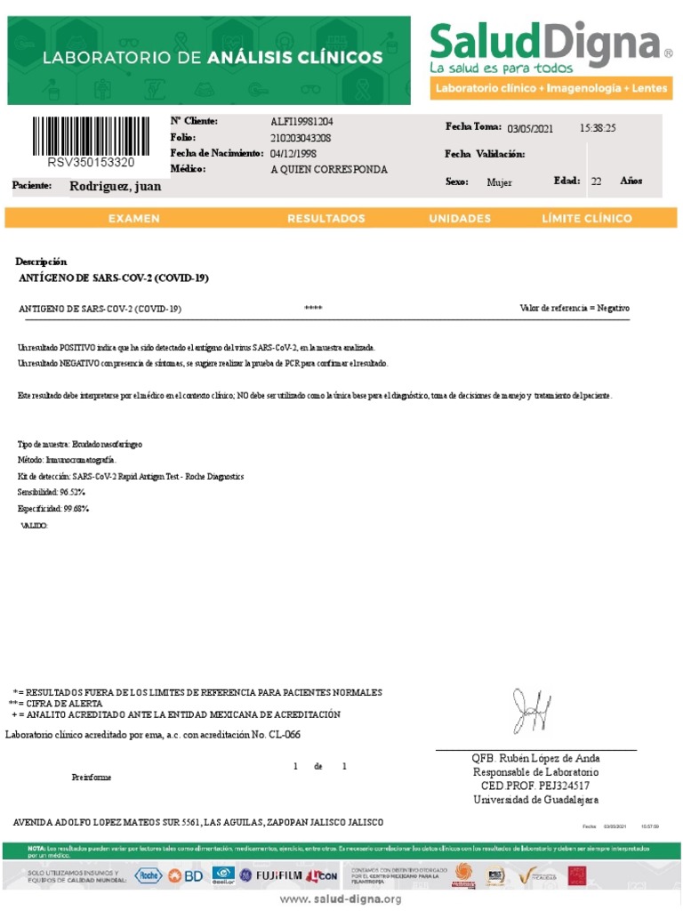 Resultados SaludDigna | PDF