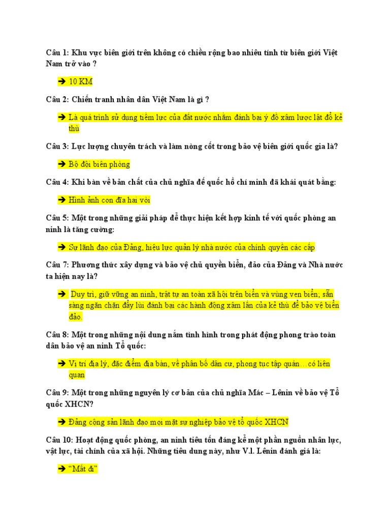 Đáp Án QPAN 1 | PDF