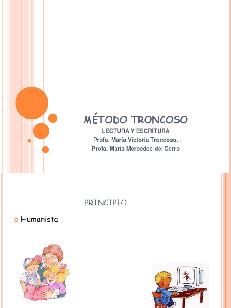 Presentacion Metodo Troncoso | PDF | Sílaba | Palabra