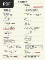 BICEN Maths Equation Revision Sheet | PDF | Trigonometric Functions | Sine