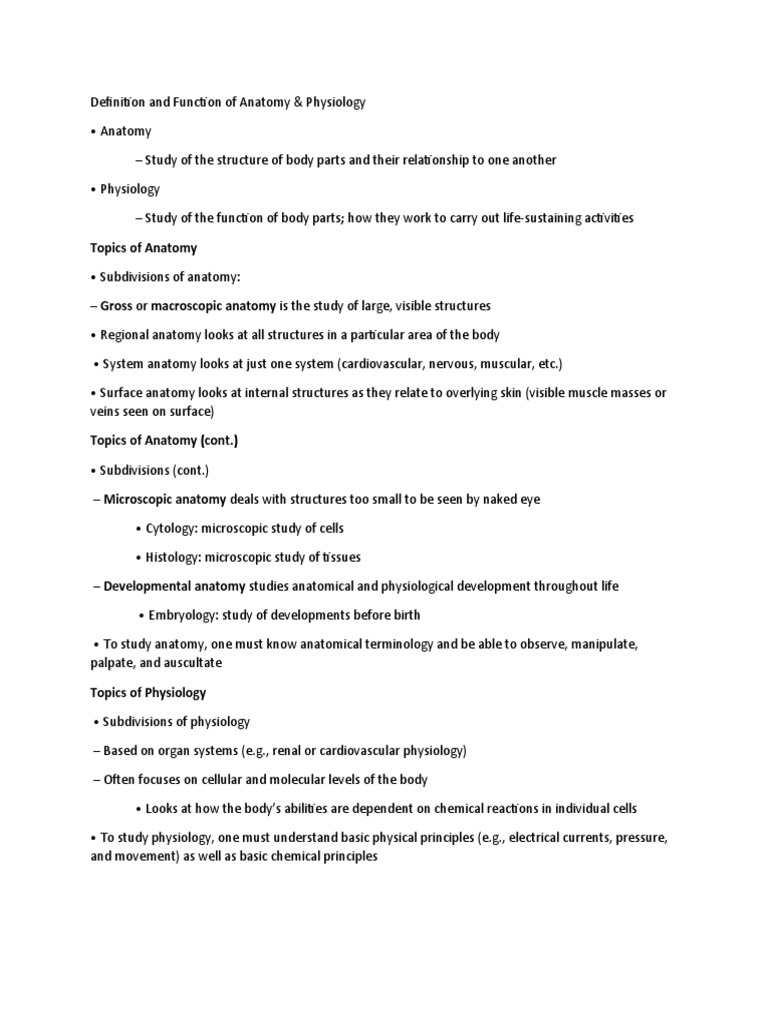 Anatomy and Physiology of Homeostasis | PDF | Homeostasis | Metabolism