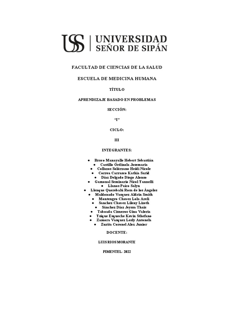 Caso Clínico #01 Abp | PDF