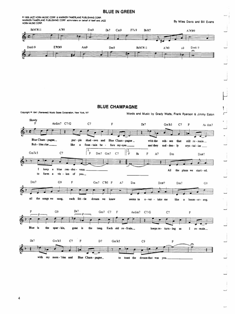 63 Jazz Fake Book | PDF