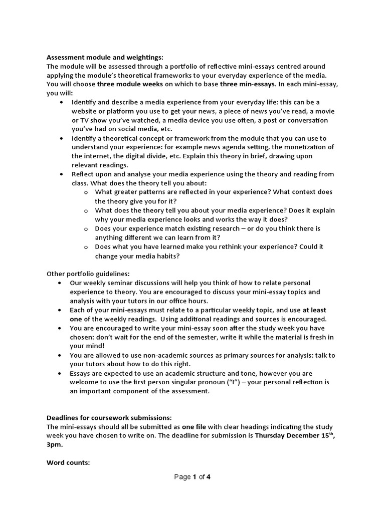 Media and Society Module Handbook 2022-23 | PDF | Experience | Theory