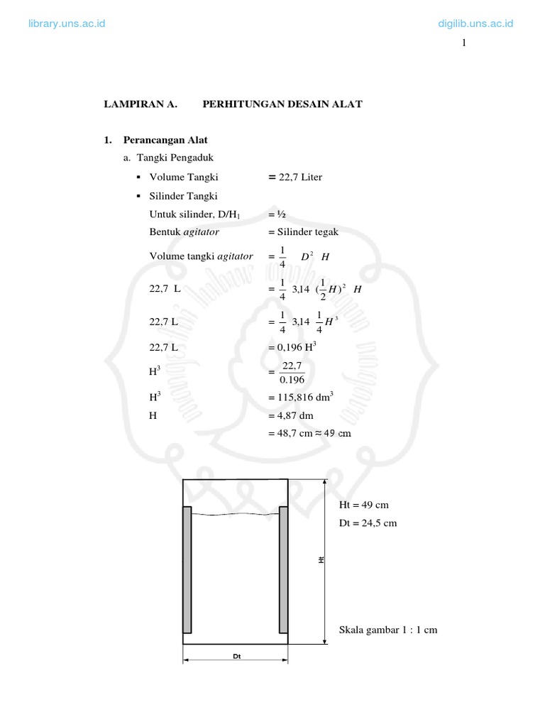Microsoft Word - Lampiran Perhitungan | PDF