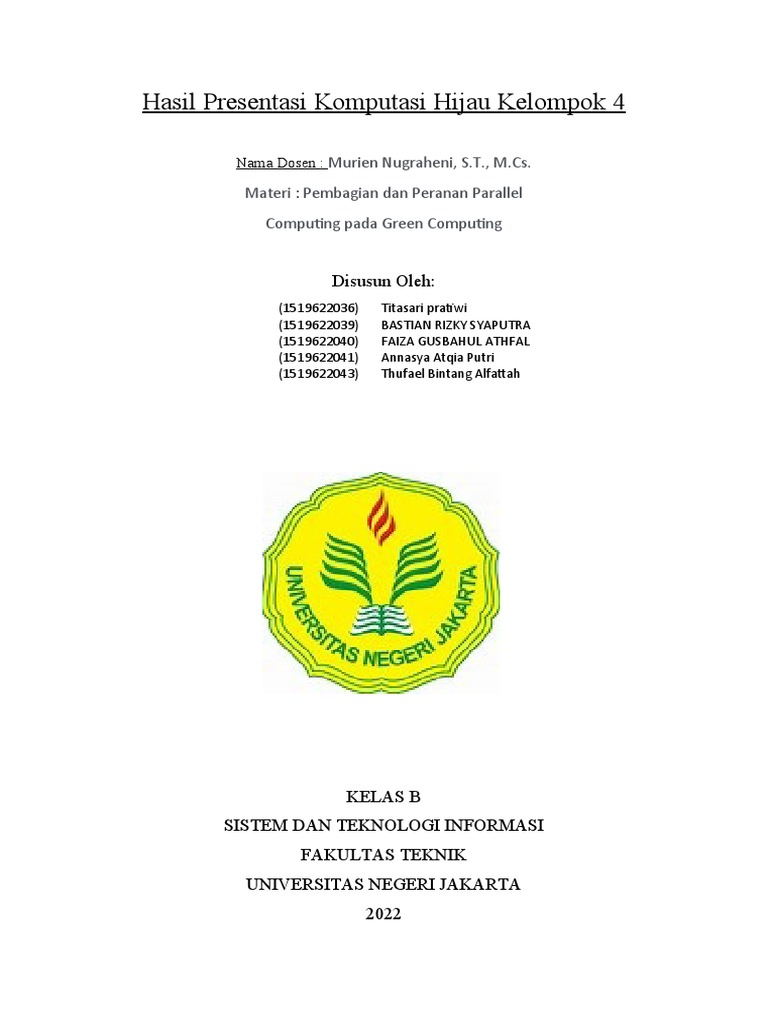 Laporan Hasil Presentasi - Kel 4 - Kelas B | PDF
