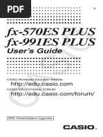 Matrix Calculations on Casio FX-991 | PDF | Matrix (Mathematics ...