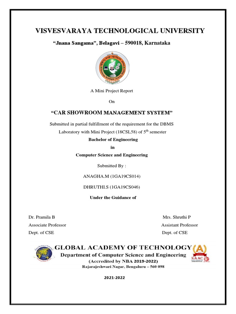 Car Showroom Final Report | PDF | Php | Databases