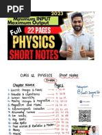 Ray Optics Formula Sheet | PDF