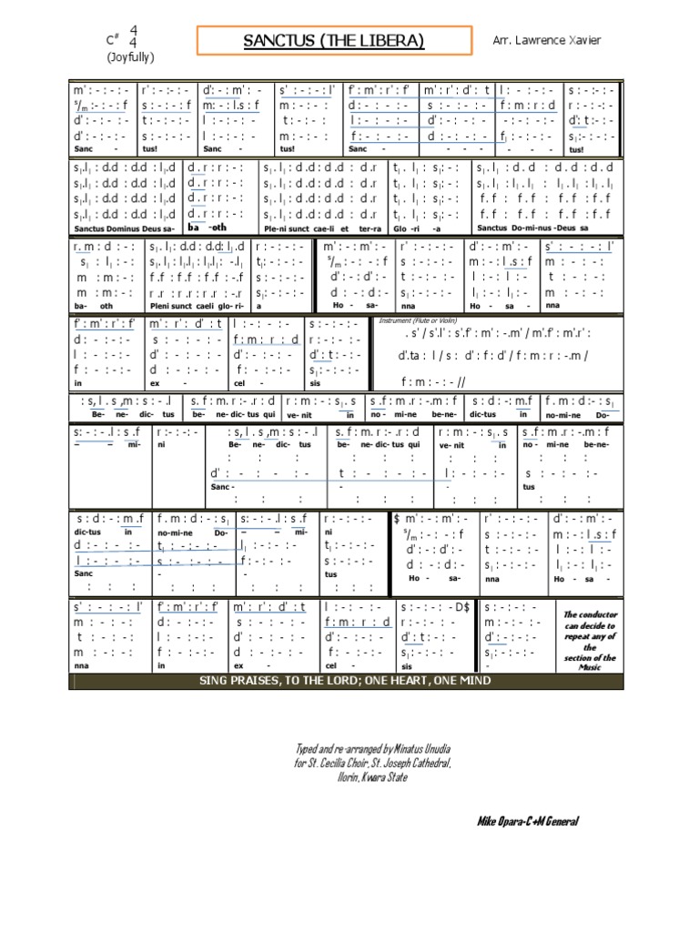 Sanctus Libera | PDF
