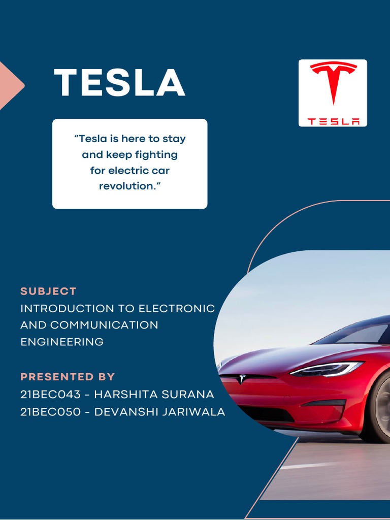Tesla's Journey: Electric Vehicle Revolution | PDF | Tesla Model S ...