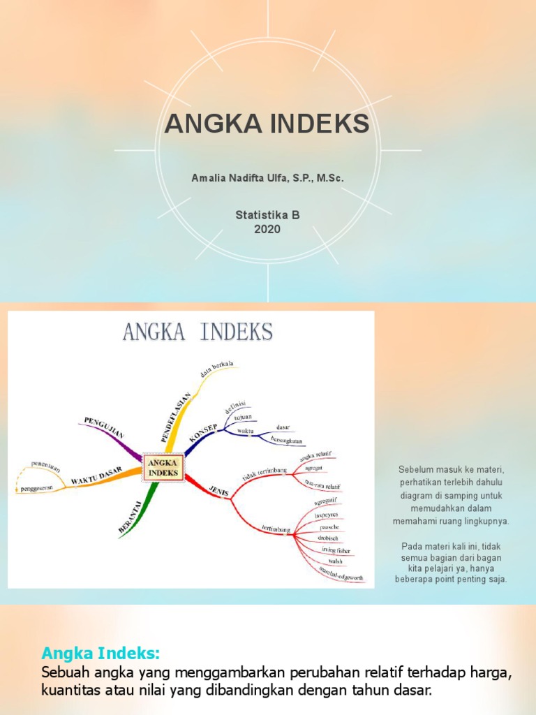 Panduan Lengkap Angka Indeks Statistika | PDF