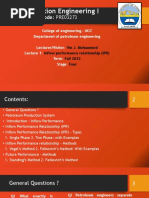 Introduction To IPR and VLP | PDF | Lift (Force) | Pressure