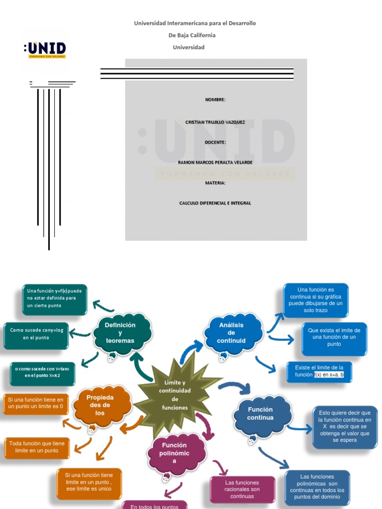 MapaMental 9 | PDF | Límite (Matemáticas) | Función (Matemáticas)