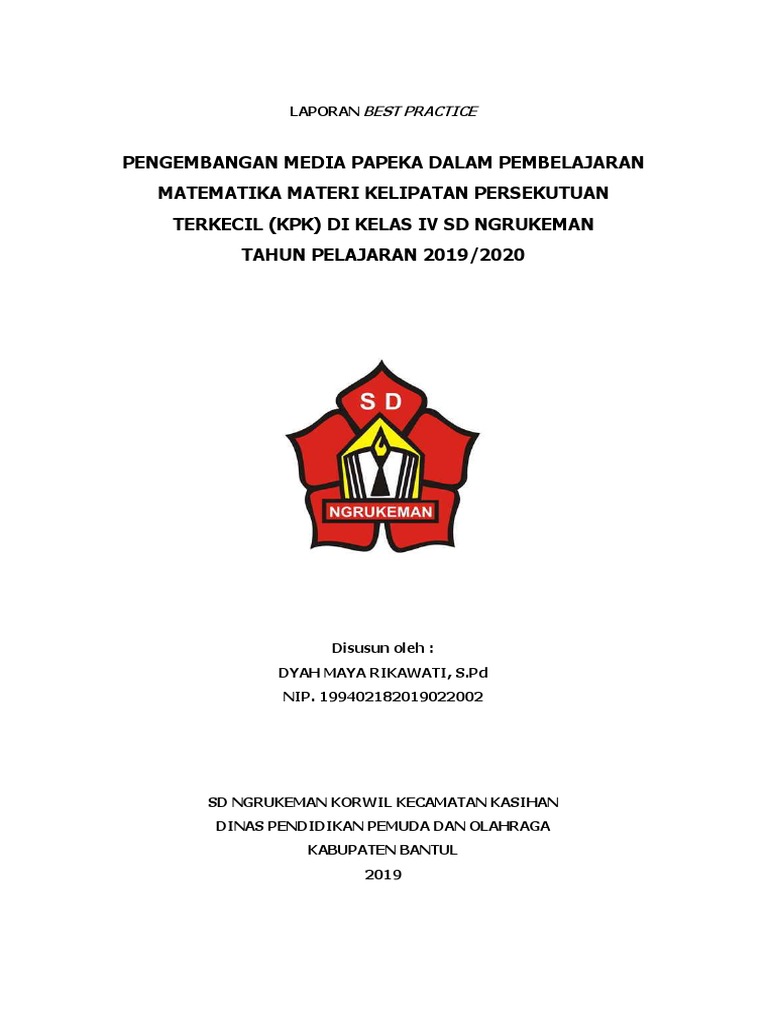 Best Practice Pengembangan Media Papeka Dalam Pembelajaran Matematika Materi Kelipatan ...