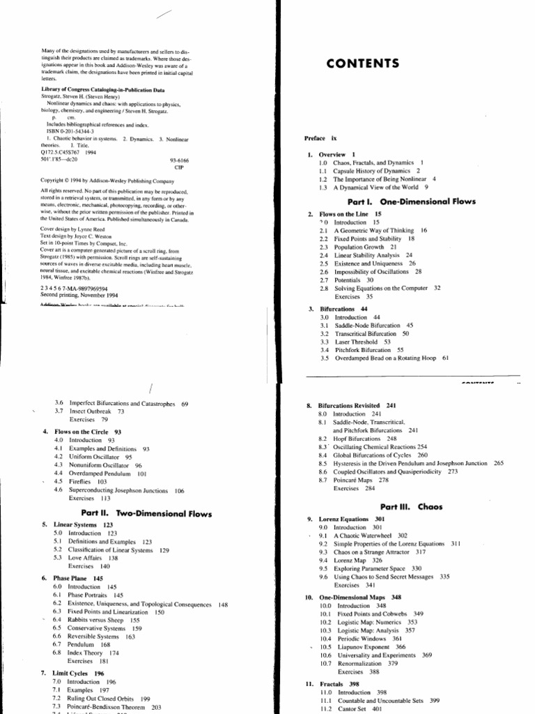 Strogatz - Nonlinear Dynamics and Chaos | PDF