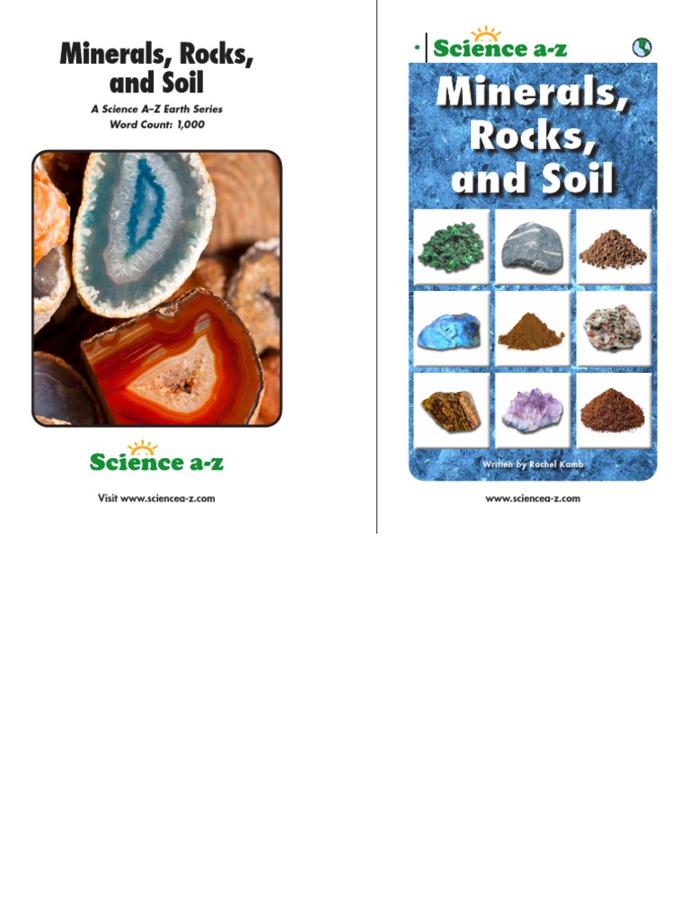 Minerals Rocks Soil 3-4 NF Book Low 2-Sided | PDF | Rock (Geology) | Sedimentary Rock