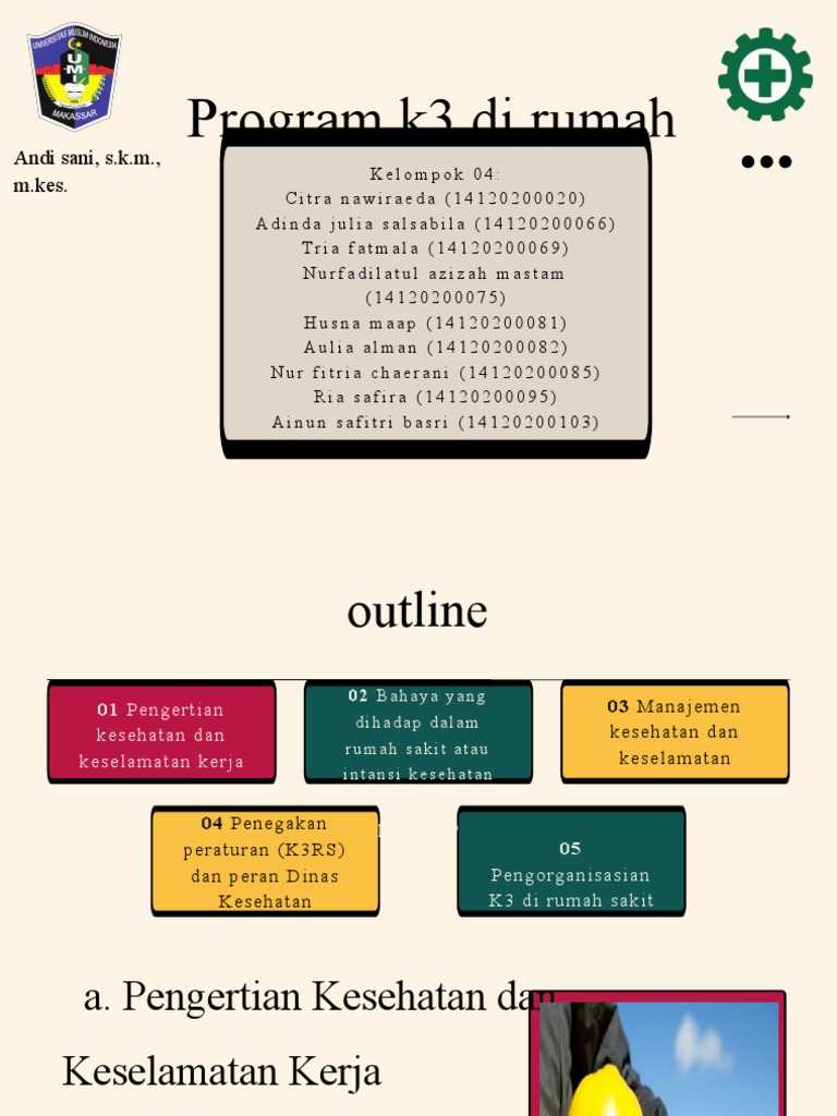 Kelompok 4 - Program K3 Di Rumah Sakit | PDF
