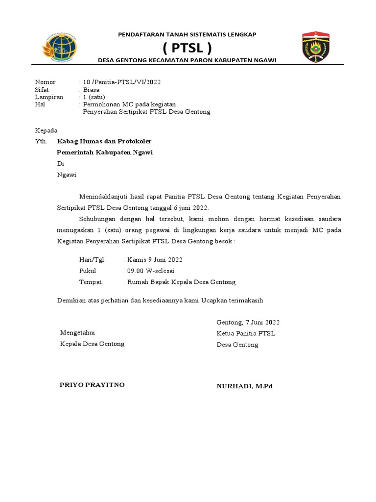 Undangan Protokoler | PDF