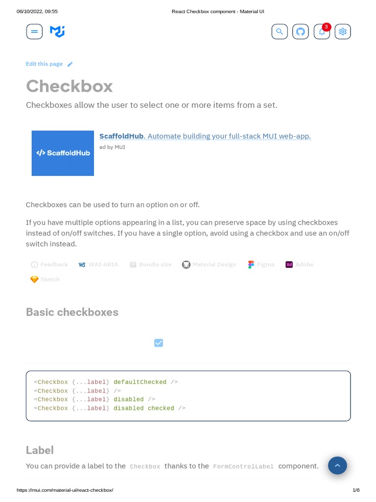 React Checkbox Component Material Ui Pdf System Software Computer Science