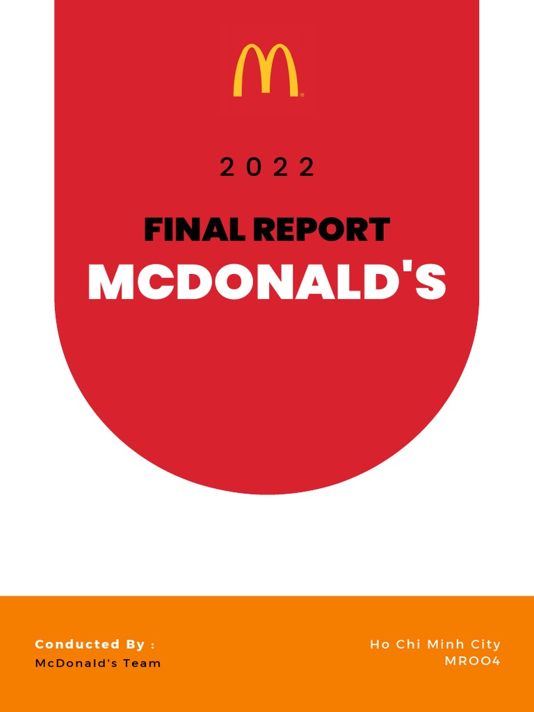 MCD Final Report | PDF MCD Final Report | PDF
