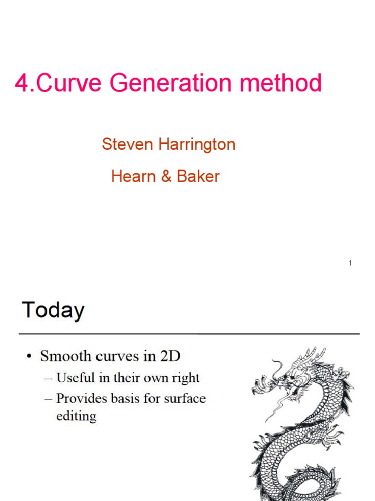 4.bezier Curve | PDF | Spline (Mathematics) | Computational Science