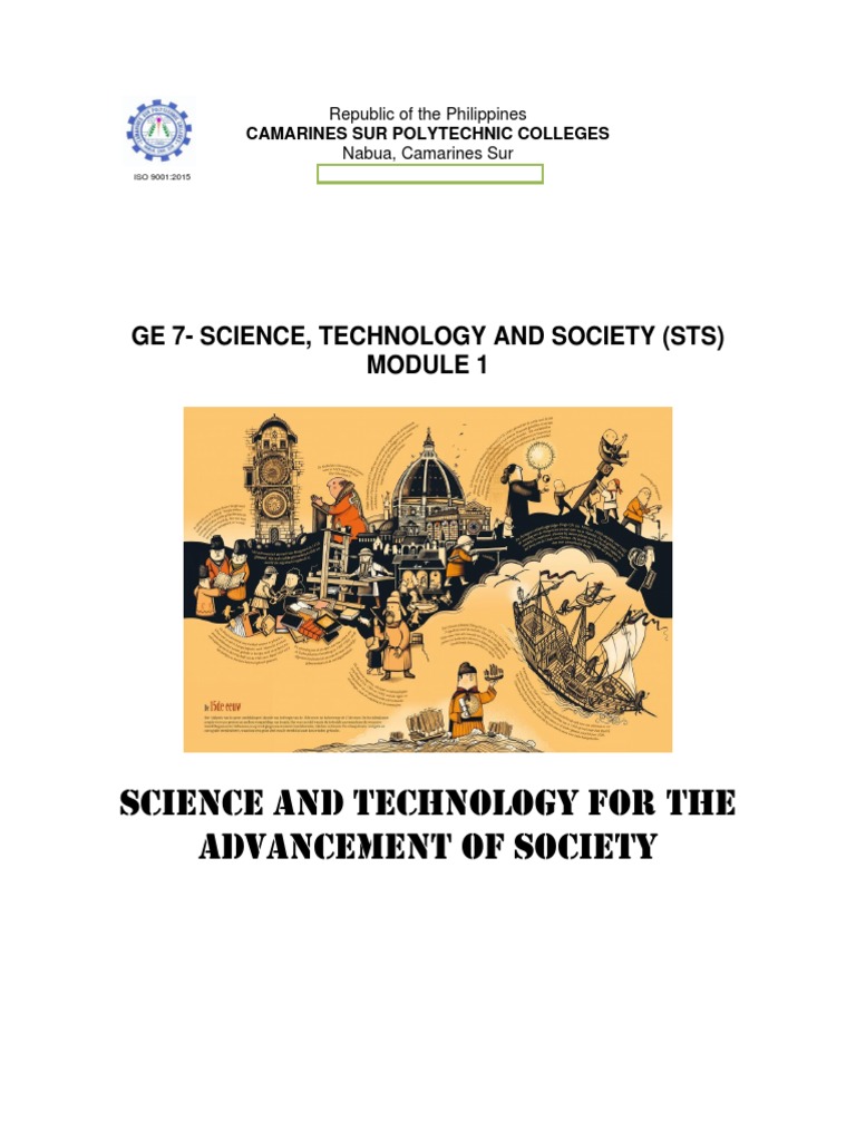 STS Module 1 Science and Technology For The Advancement of Society ...