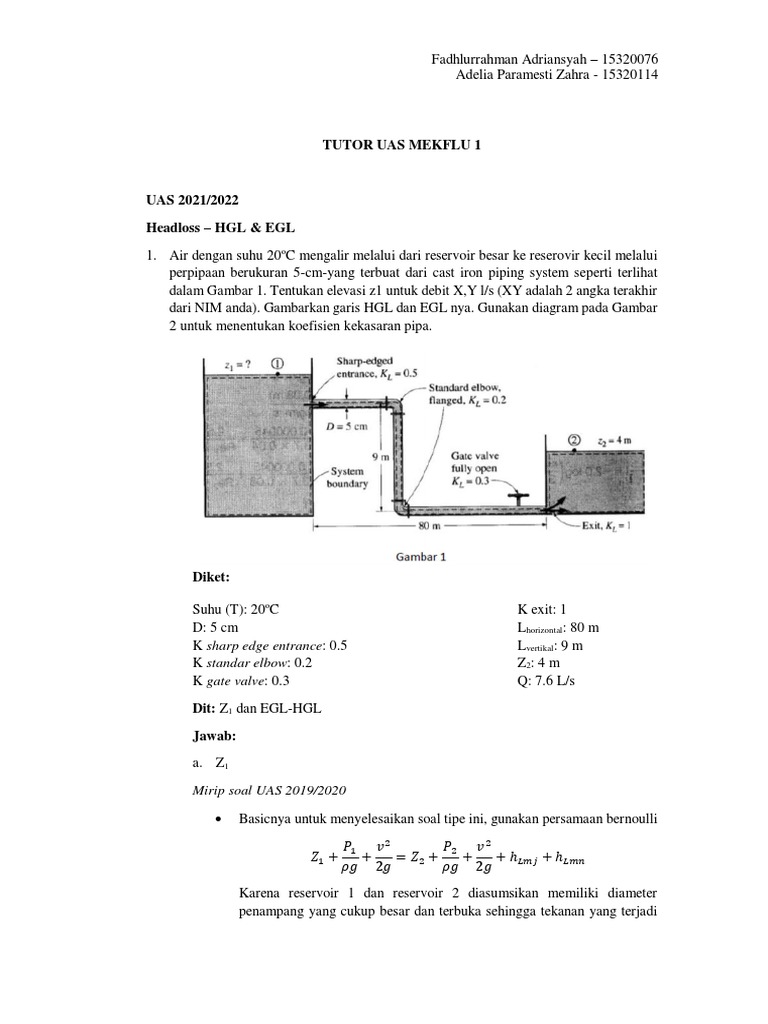 Tutor Uas Mekflu 1 | PDF | Metode & Bahan Ajar