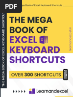 Advanced Excel Shortcuts | PDF | Microsoft Excel | Text