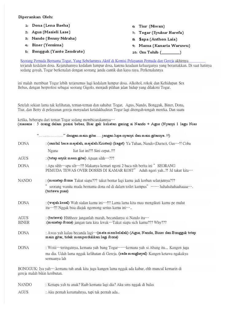 PDF Teks Drama Natal | PDF