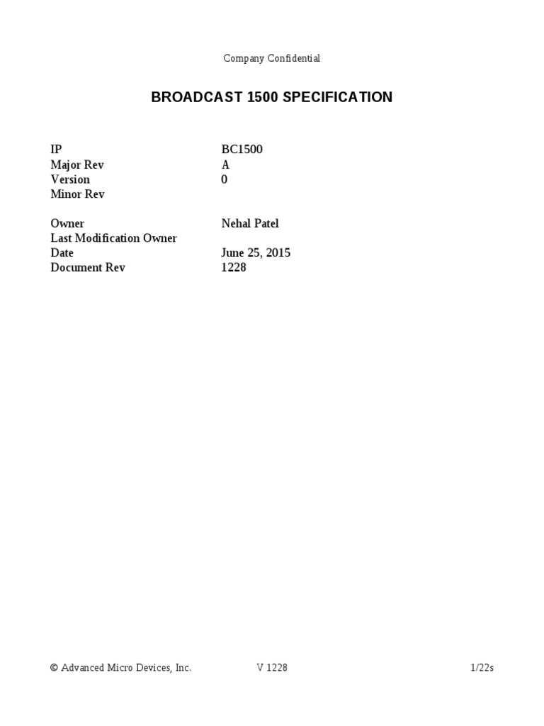 BC 1500 | PDF | Electronics | Manufactured Goods