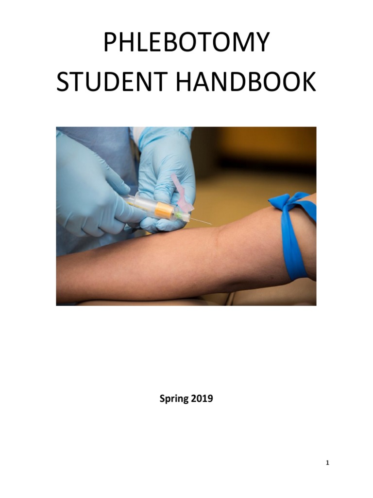 2019 Phlebotomy Student Handbook | PDF | Academic Dishonesty | Test ...