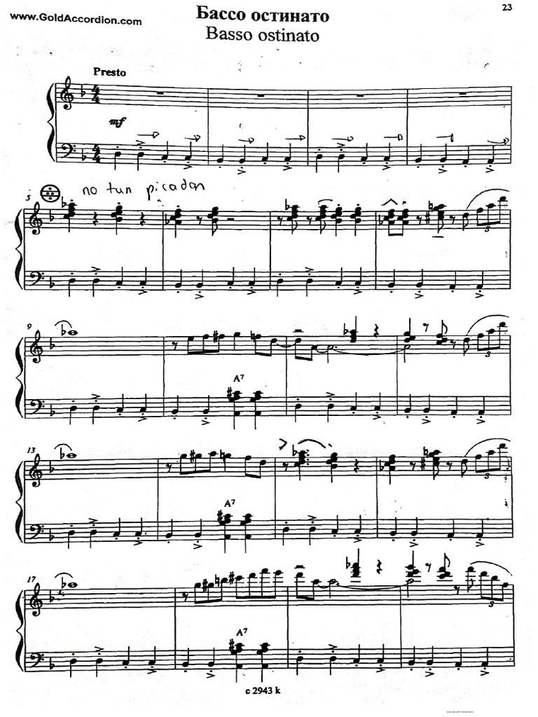 Basso Ostinato | PDF