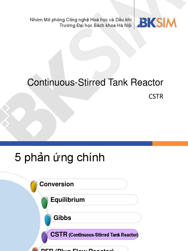 CSTR Reactor | PDF