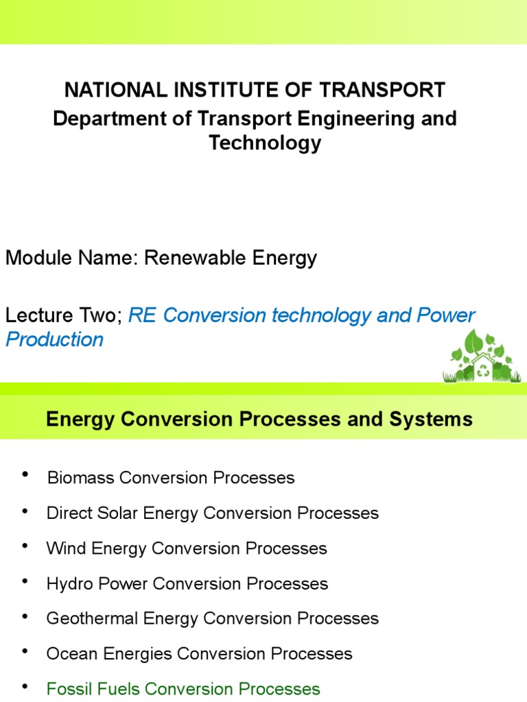 Re Lecture 2 Energy Conversion - Biomass | PDF | Anaerobic Digestion | Biodiesel