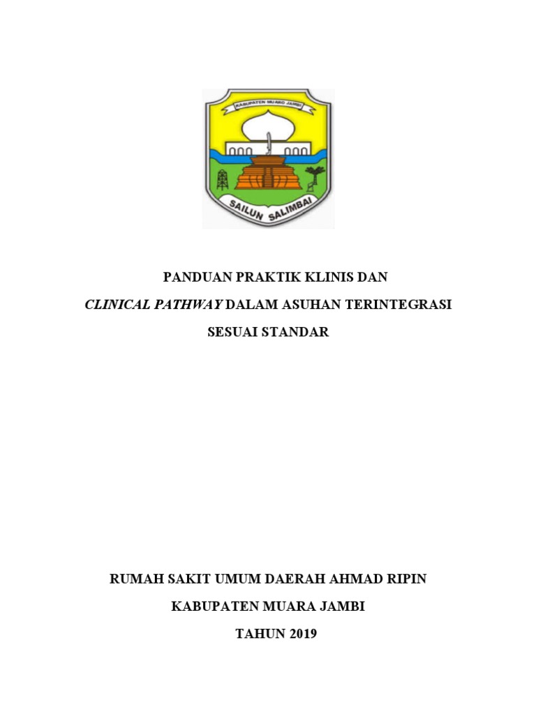 Panduan Praktik Klinis Dan Sesuai Standar: Clinical Pathway Dalam Asuhan Terintegrasi | PDF ...