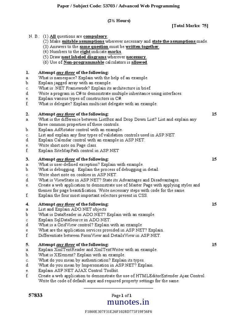 Awp Nov 18 Pdf C Sharp Programming Language Ajax Programming